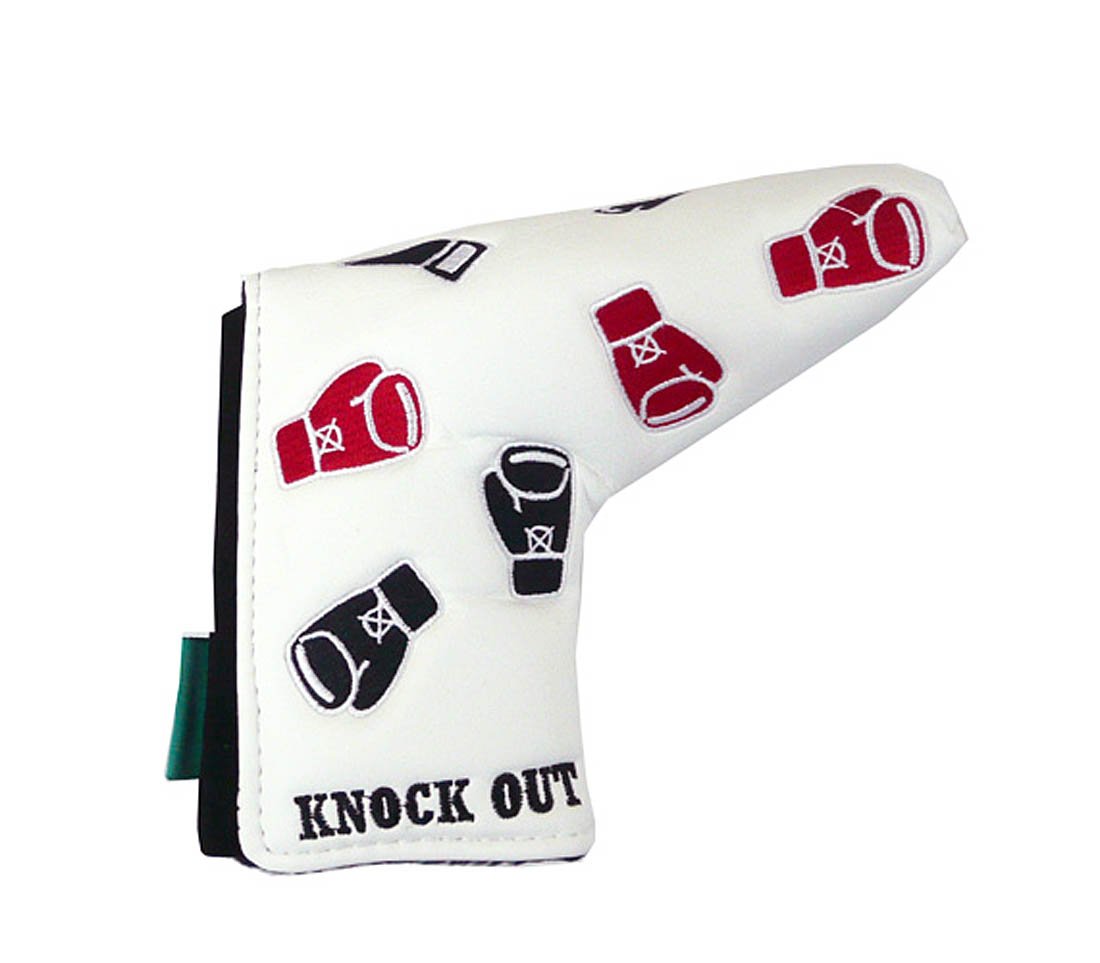Winning Edge Knock Out 3 Putts Designs Blade Putter Cover