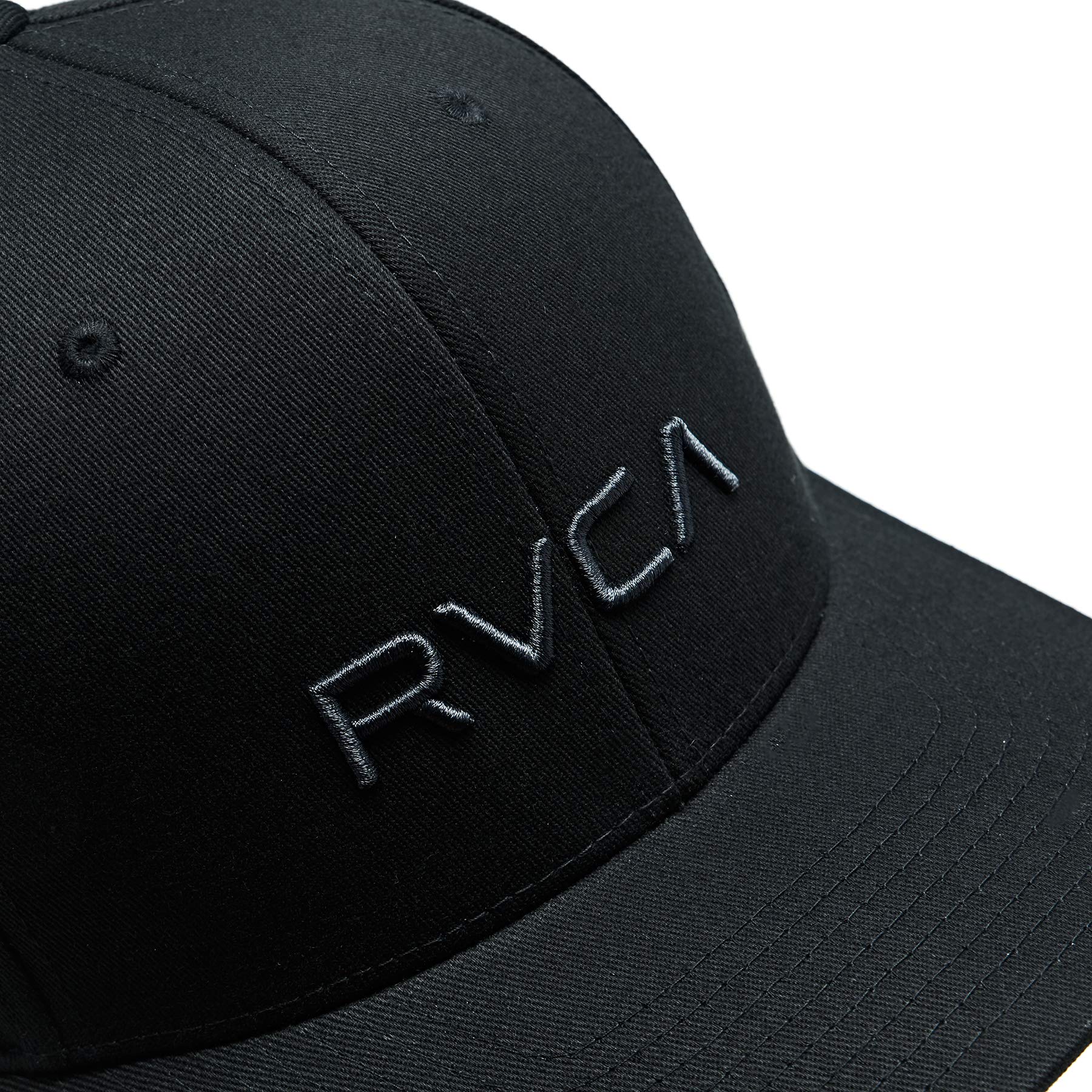 RVCA Flexfit Baseball Cap - Black - L/XL