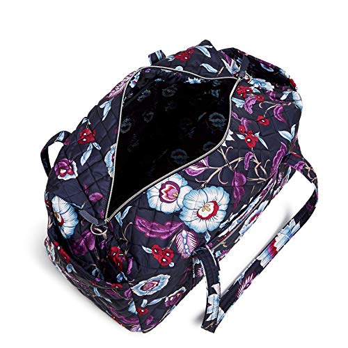 Vera Bradley Women's Performance Twill Large Travel Duffle Bag, Mayfair in Bloom, One Size