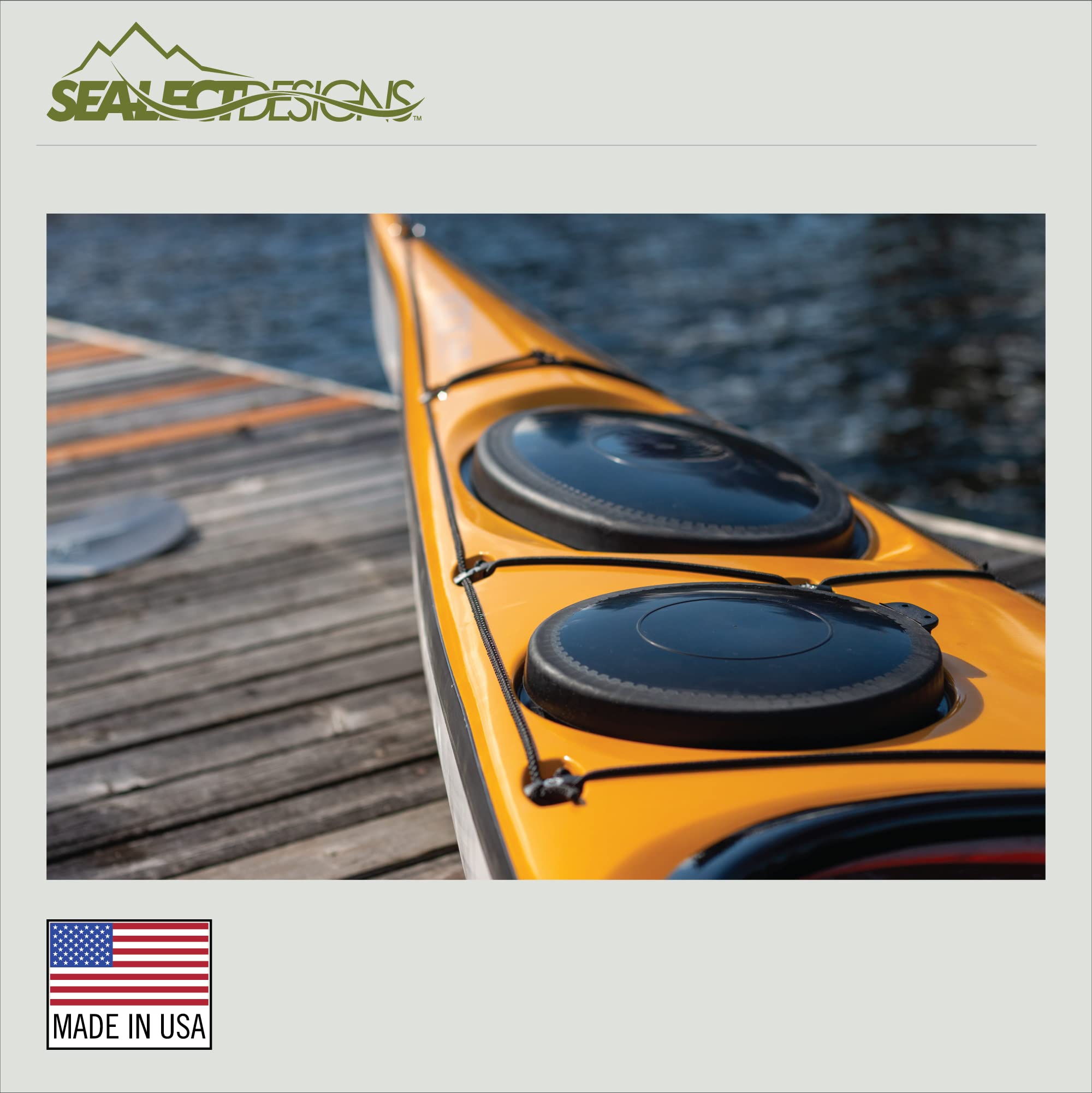 Sea-Lect Designs Performance Kayak Hatch Cover (VCP Oval)