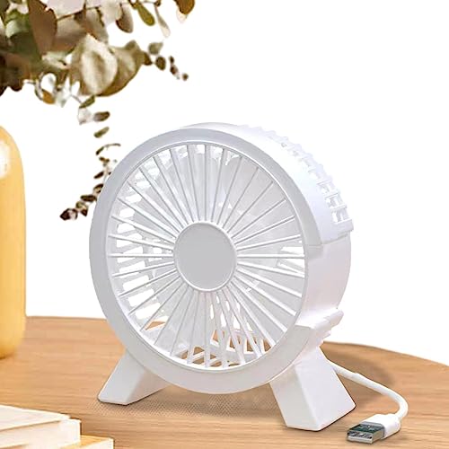 USB Desk Fan USB Fan Mini Desktop Table Cooling Fan Small Strong Wind Desk Fan Table Fan Mini Fan Personal Fan For Home Bedroom Dorm