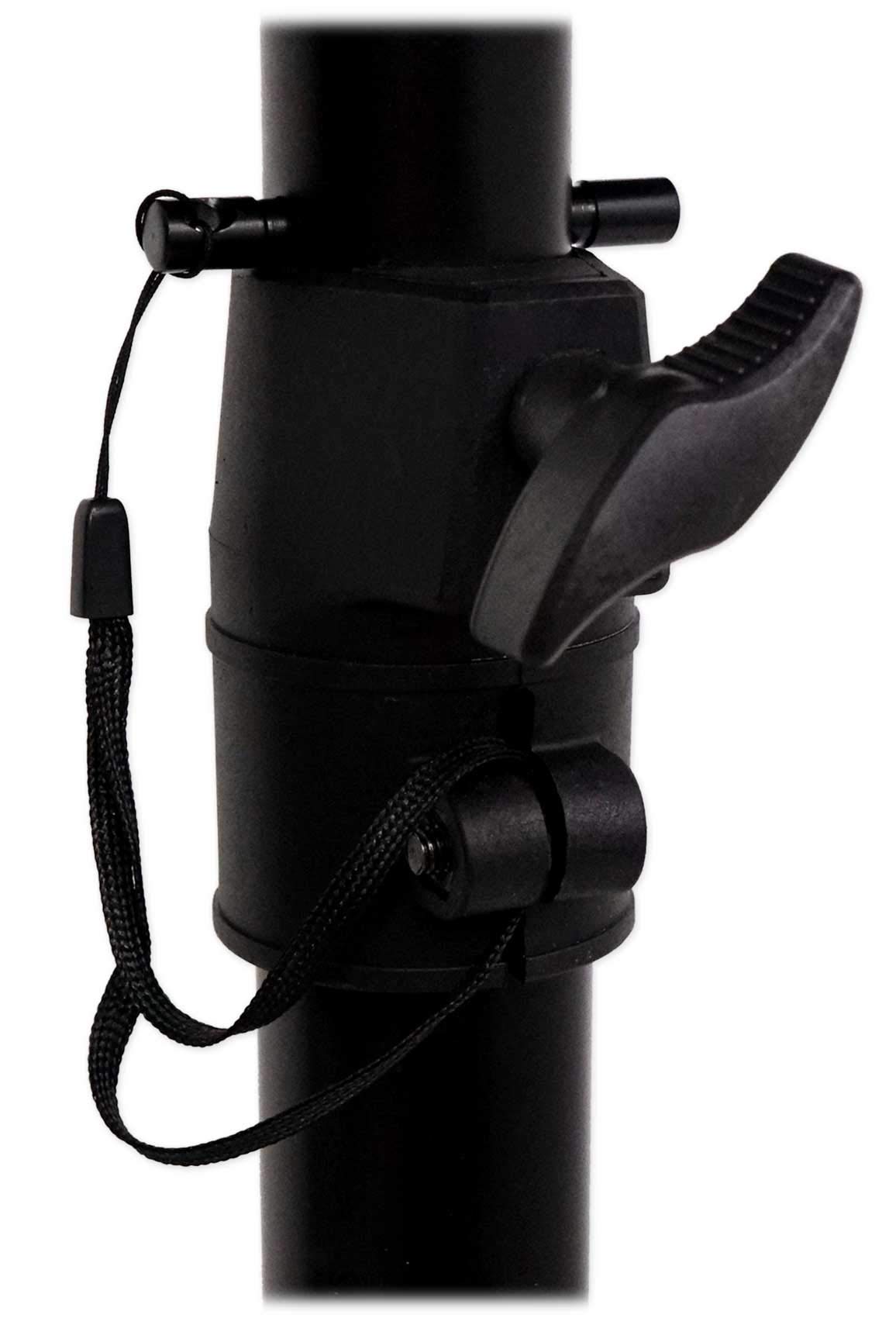 Rockville RVSM1 Pair of Near-Field Studio Monitor Stands w/ Adjustable Height,Black