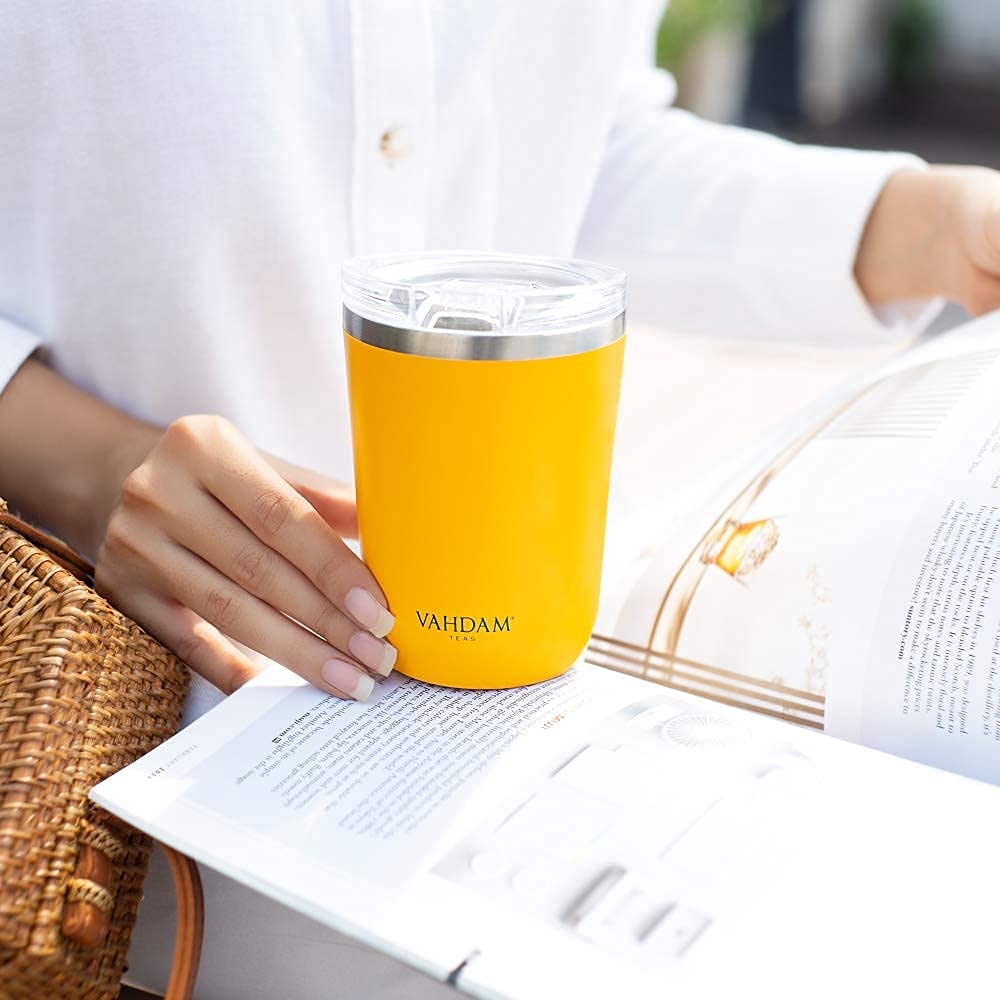 Stainless Steel Tumbler 11.8oz/350ml - Mint Green | Vacuum Insulated, Double Wall, Sweat-proof Sipper with Lid for Hot and Cold Drinks | Coffee Mug