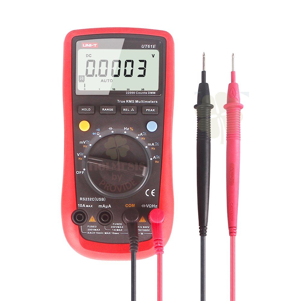 Uni-t Ut61E 22000 Count High Accuracy True Rms Digital Auto Ranging Multimeters AC/DC Voltage Current Tester with Capacitance,Resistance and Frequency Check