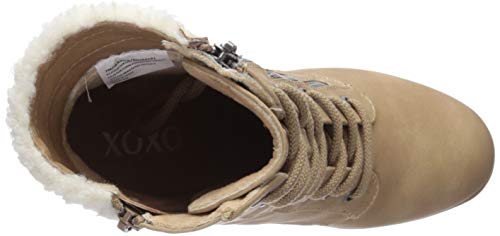 XOXO Women's Jeanna Hiking Boot, Natural, 7 M US