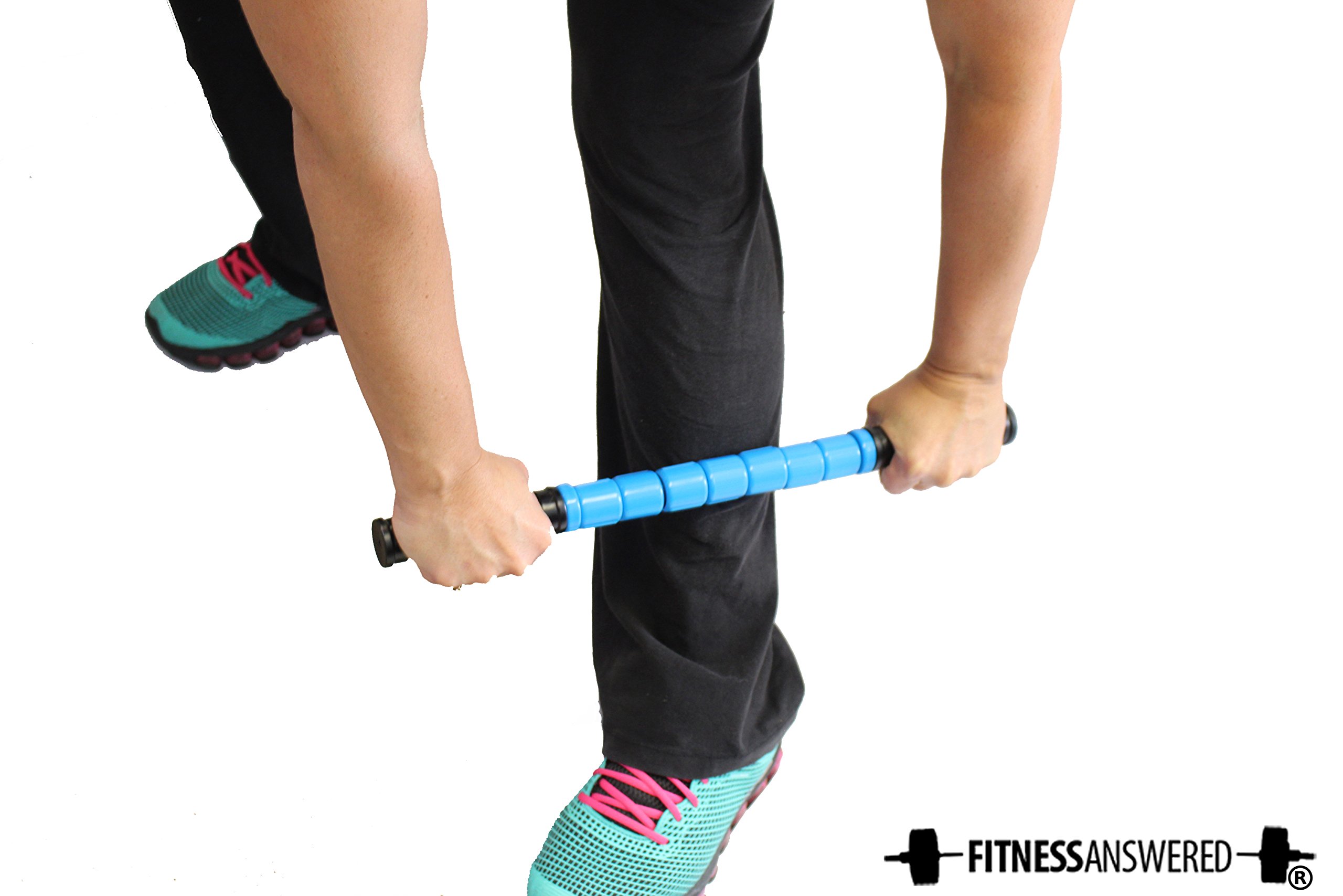 The Stick Massage Roller Original | Muscle Roller Massage Stick for Legs | Exercise Roller Massage Tools for Sports Athletes and Runners 17.75" - Original Blue