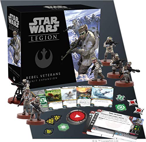 Star Wars Legion Rebel Veterans Expansion | Two Player Battle Game | Miniatures Game | Strategy Game for Adults and Teens | Ages 14+ | Average Playtime 3 Hours | Made by Atomic Mass Games