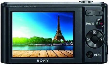 Sony Cyber-Shot DSC-W810 Digital Camera (Black) (DSC-W810/B) + NP-BN1 Battery + 64GB Card + Corel Photo Software + Case + Charger + Card Reader + Flex Tripod + Cleaning Kit + Memory Wallet (Renewed)