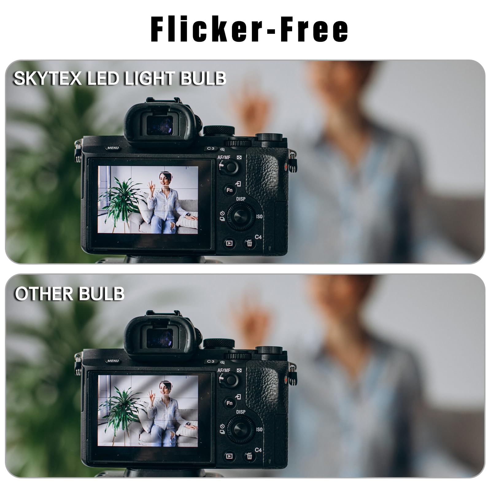 Softbox Lighting Kit, Skytex 16x16in Soft Box | 135W 5500K E27 LED Bulb, Continuous Photography Lighting Kit Photo Studio Lights Equipment for Camera Shooting, Video Recording