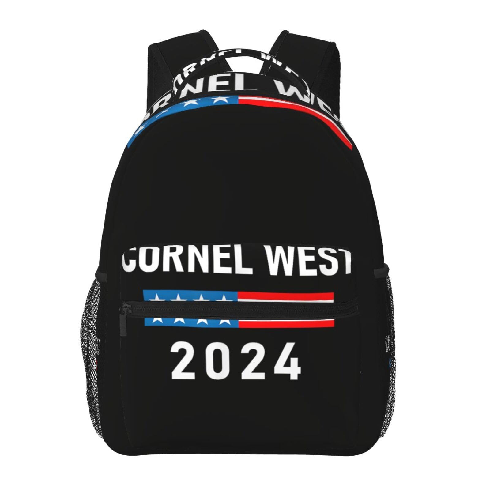 TuoniLaoShi Cornel West for President 2024 Backpack,Large Capacity Travel Backpack,Laptop Backpack,Water Resistant backpack for Women Men