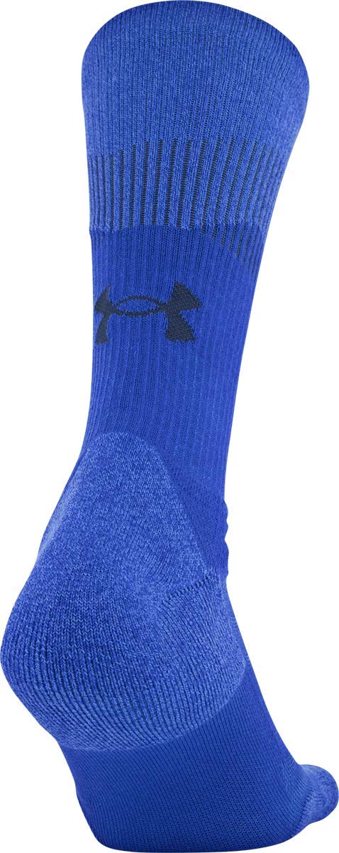 Under Armour Adult Unrivaled Crew Socks, 1-Pair , Royal , Large