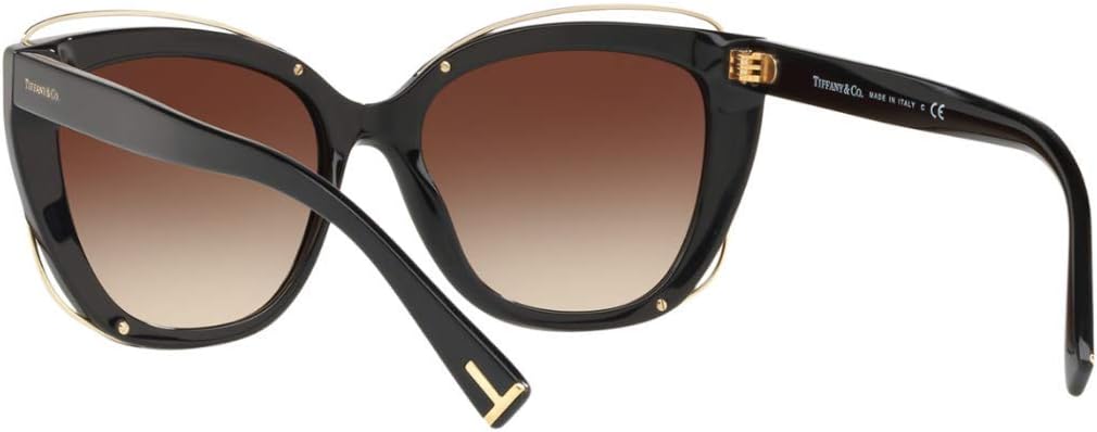 Tiffany & Co. TF4148 - 80013B Sunglasses BLACK W/ BROWN GRADIENT LENS 54mm