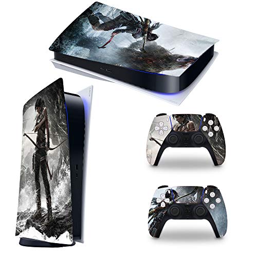 Stolen Tomb PS5 Digital Edition Whole Body Vinyl Skin Sticker Decal Cover for Playstation 5 Digital Edition System Console and Controllers