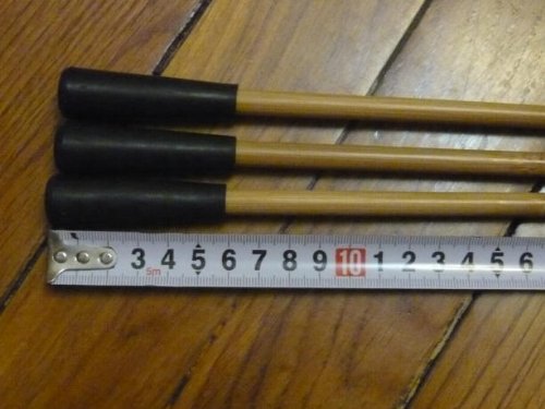 Tiger Shaft Black rubber blunts 125 Gr. for training or games/varied wholesale amounts (100pcs)