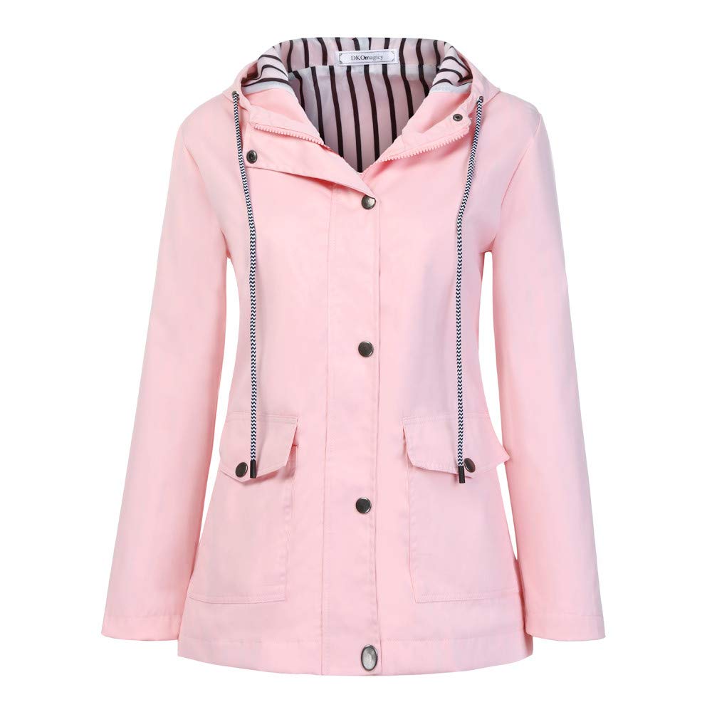 warmer Winter Parka Ladys Solid Color Hood Parka Cotton Lounge Comfy Park Zip Long Sleeve Full Jackets Women