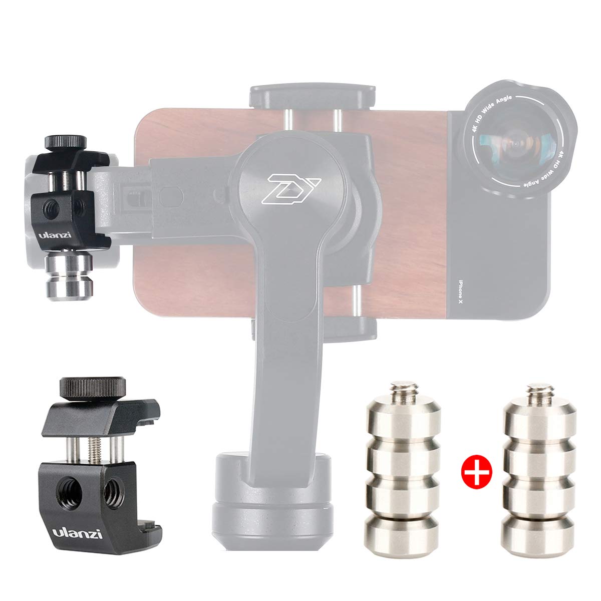 Universal 100g Gimbal Counterweight for Balancing Moment Lens/Phone Case Cover for Zhiyun Smooth 4 DJI Osmo Mobile 2/Osmo Mobile 3 Moza Mini-mi Feiyutech Vimble