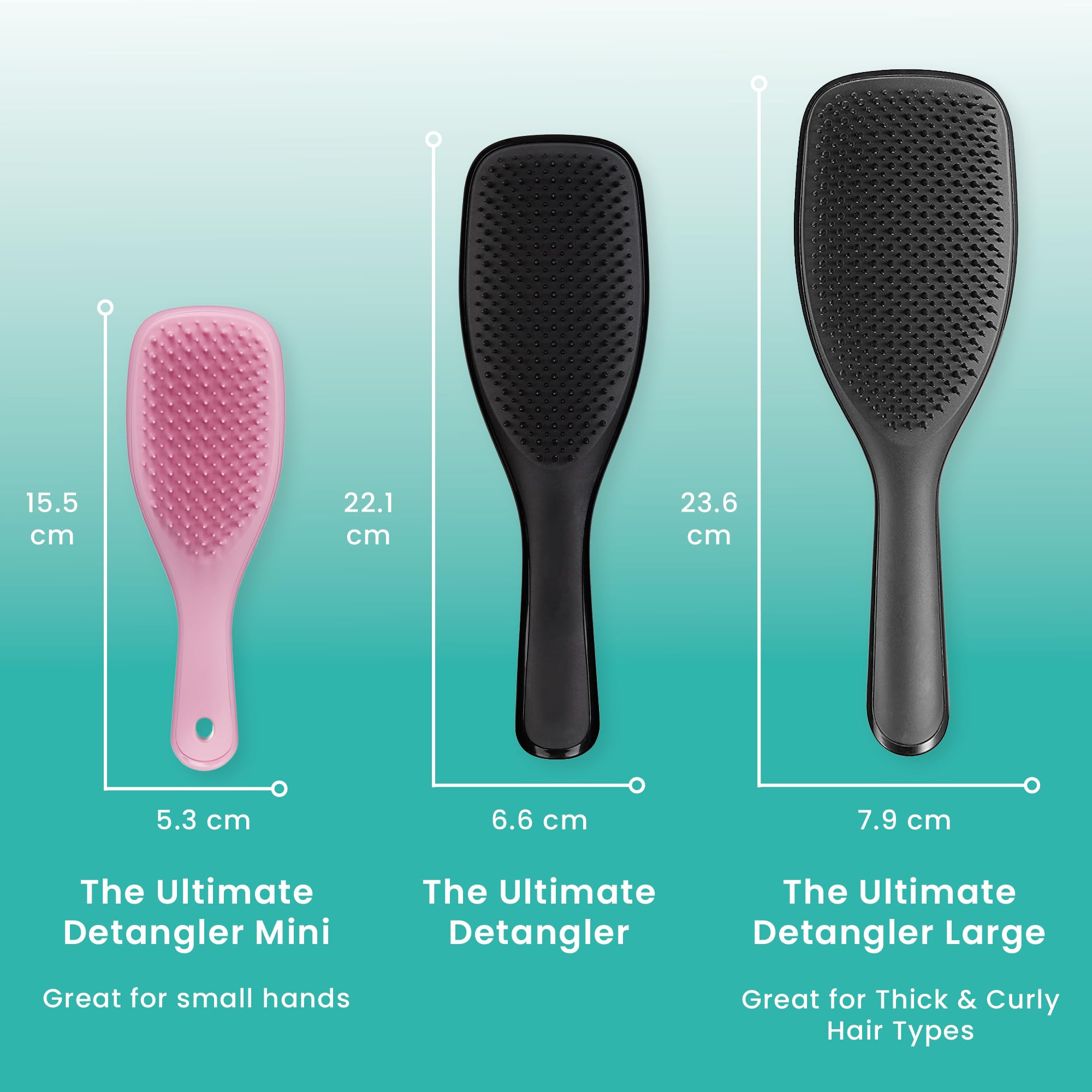 TANGLE TEEZER, The Ultimate Detangler Hairbrush (Mint Karma)