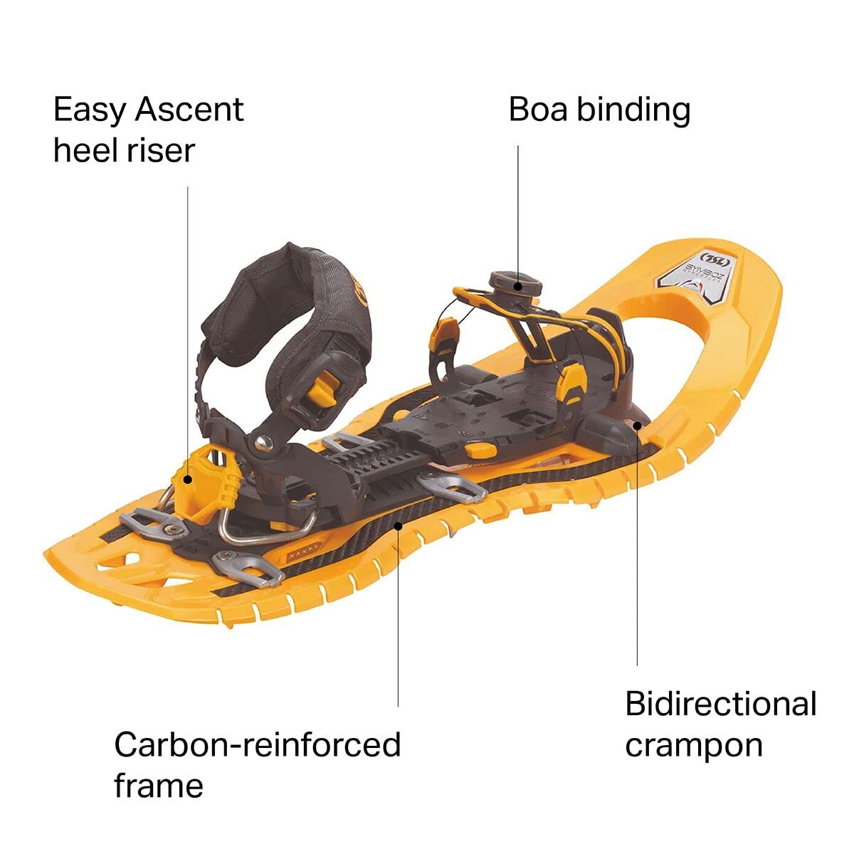 TSL Symbioz, Hiperflex Series Snow Racket Adjust M Unisex Adult, Apricot, M