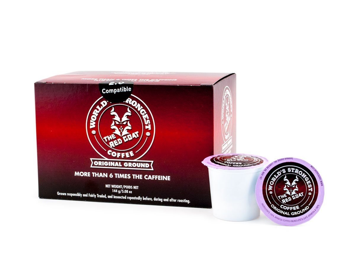 The Red Goat | Strong K-Cup Coffee | Keurig Compatible Pods (72 pack)