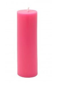 Zest Candle CPZ-117-24 2 x 6 in. Hot Pink Pillar Candle -24pcs-Case - Bulk