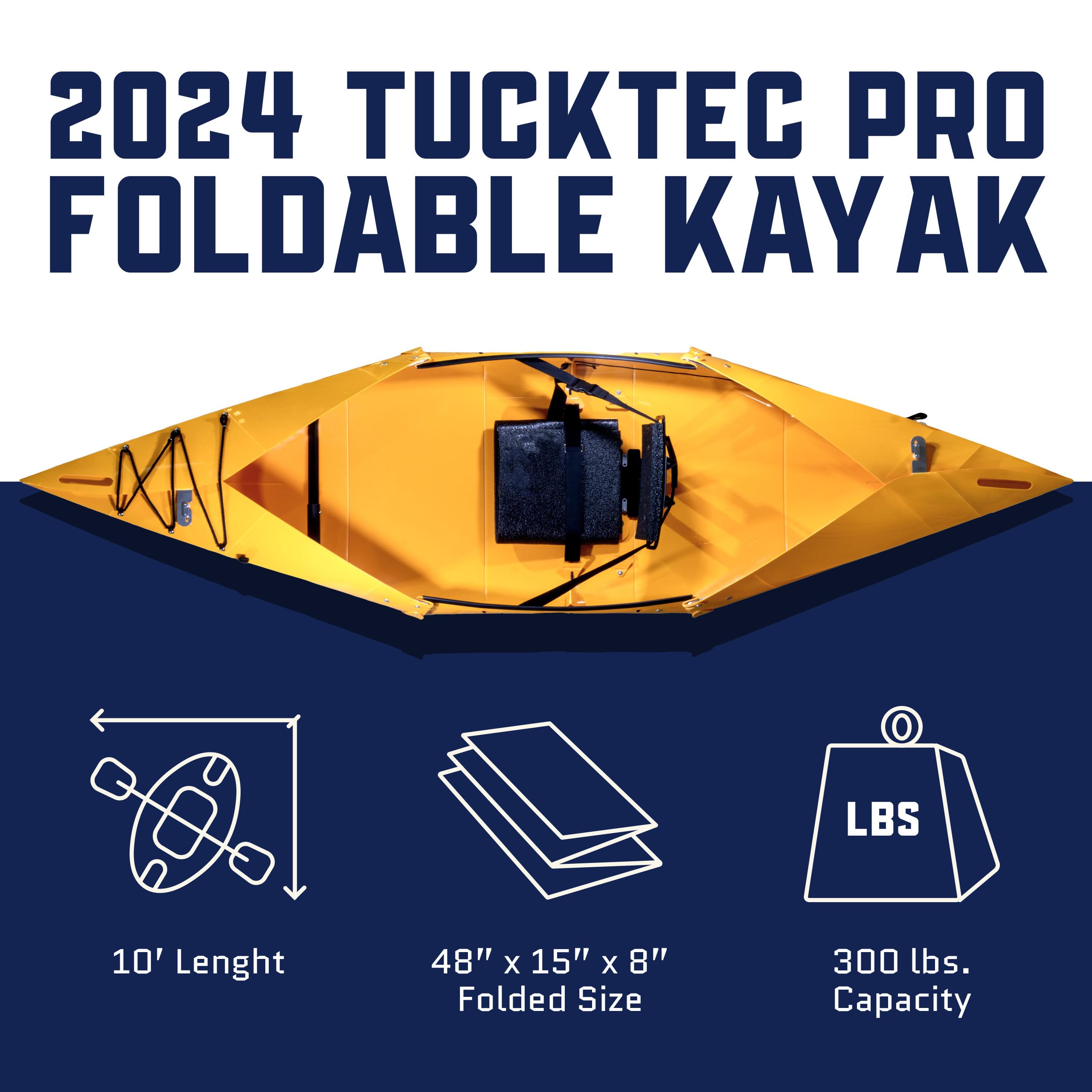 Tucktec - Best Folding Kayaks Extremely Easy to Use, Simple and Quick to Assemble. Exclusive Portable Tucktec Kayaks 2022-23 Model
