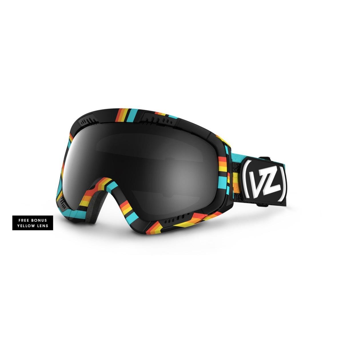 VonZipper Feenom Spherical Snow Goggle, Tangerine/Gold Chrome