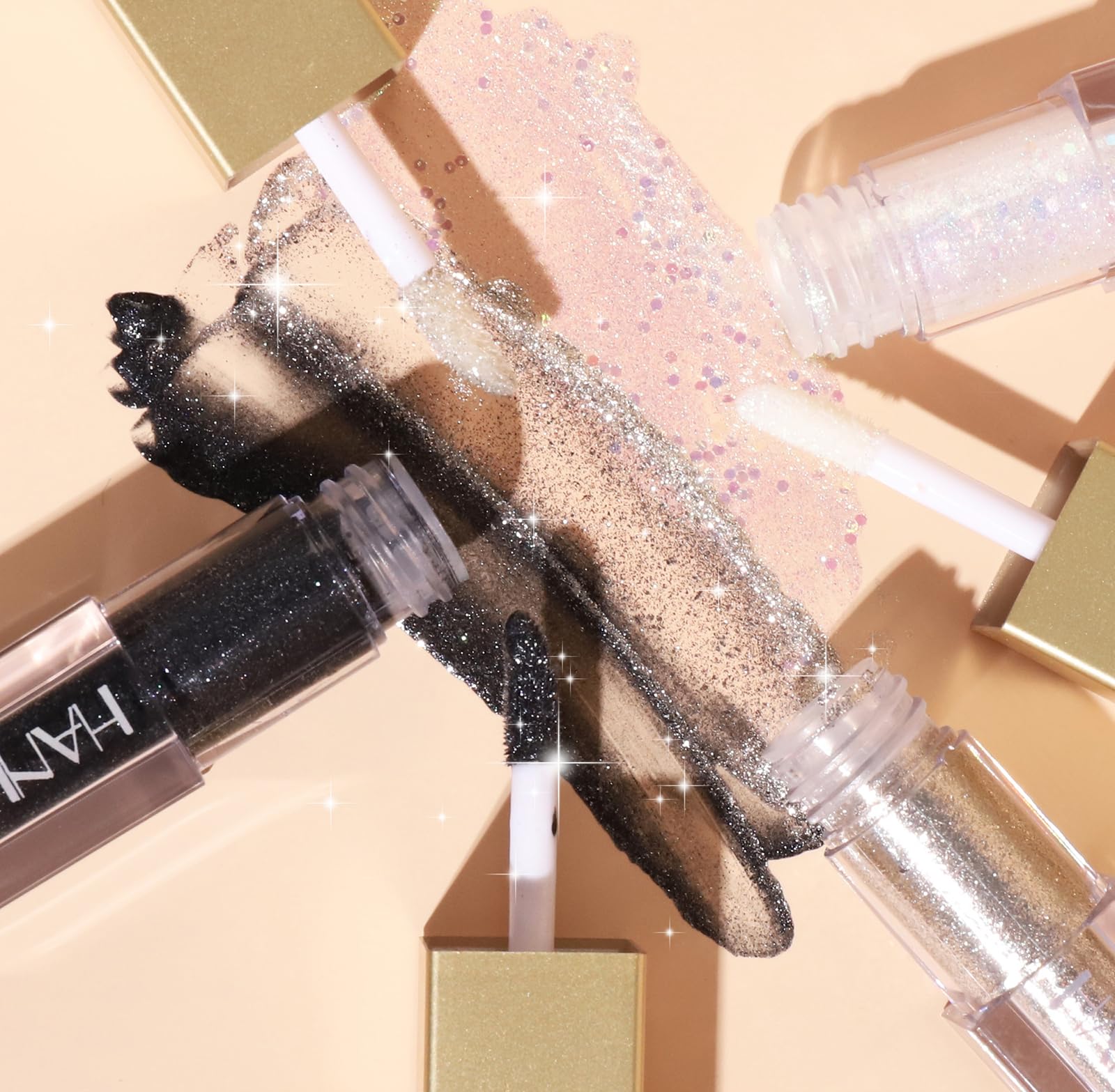 Skynest Liquid Glitter Eyeshadow, 12Pcs Long Lasting | Quick drying | High-impact, Multi-Dimension Eye looks Metallic Shimmer Makeup Edition