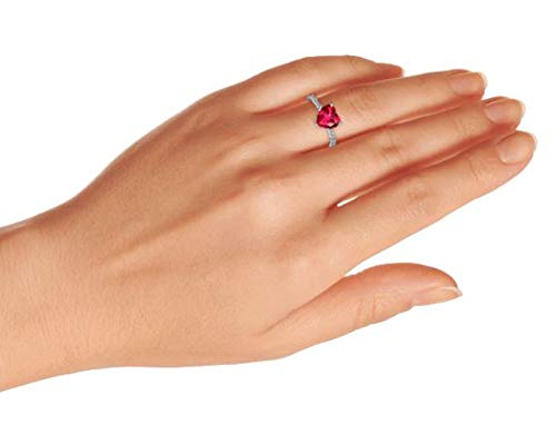 Romantic Classic 2.5CT .925 Sterling Silver Cubic Zirconia Clear Heart Shape Solitaire AAA CZ Engagement Ring For Women Promise Ring 1MM Band