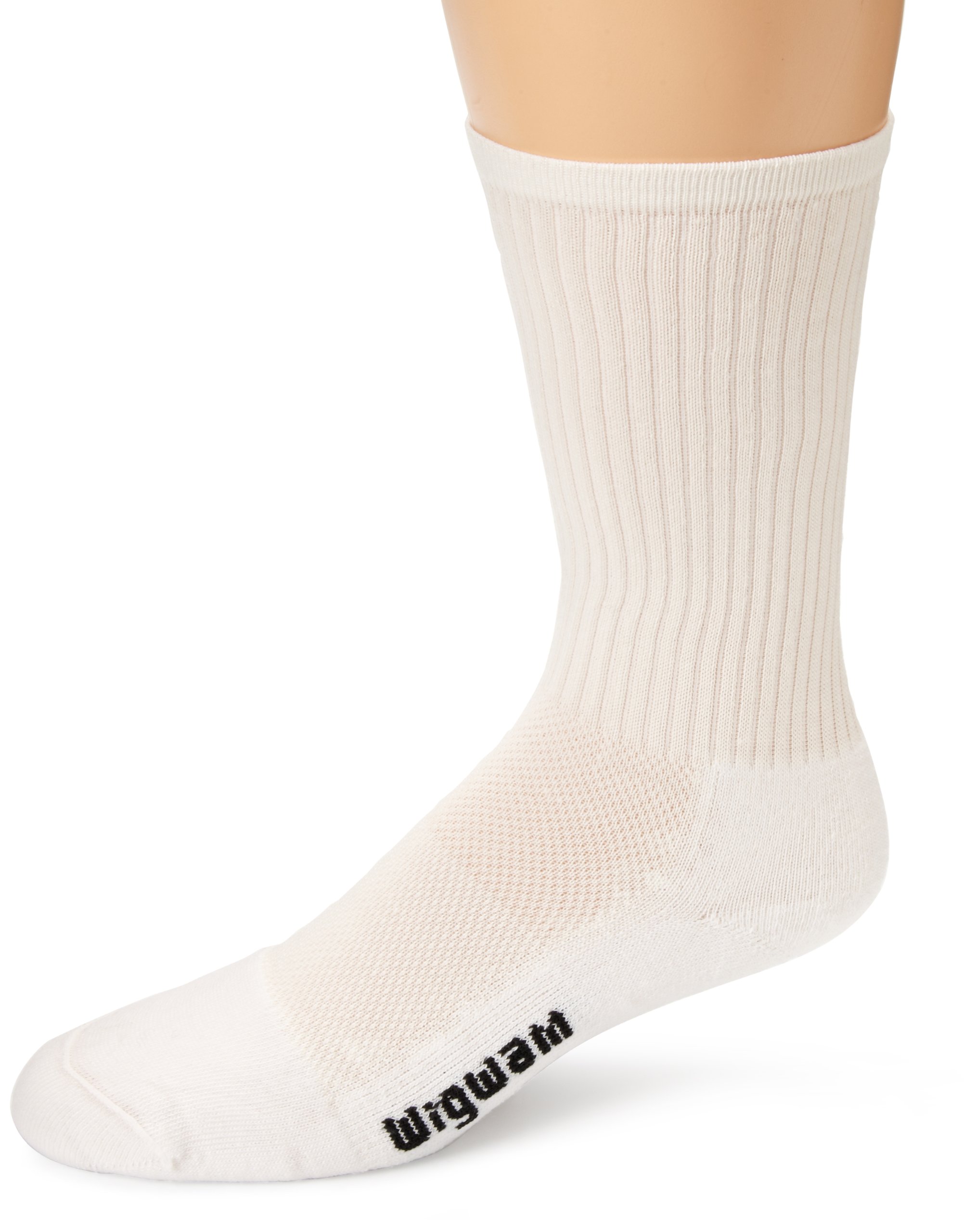 Wigwam Men's Cool-Lite Pro Crew Socks, White, Sock size : Large/Shoe Size : Men's 9-12 , Women's 10-13