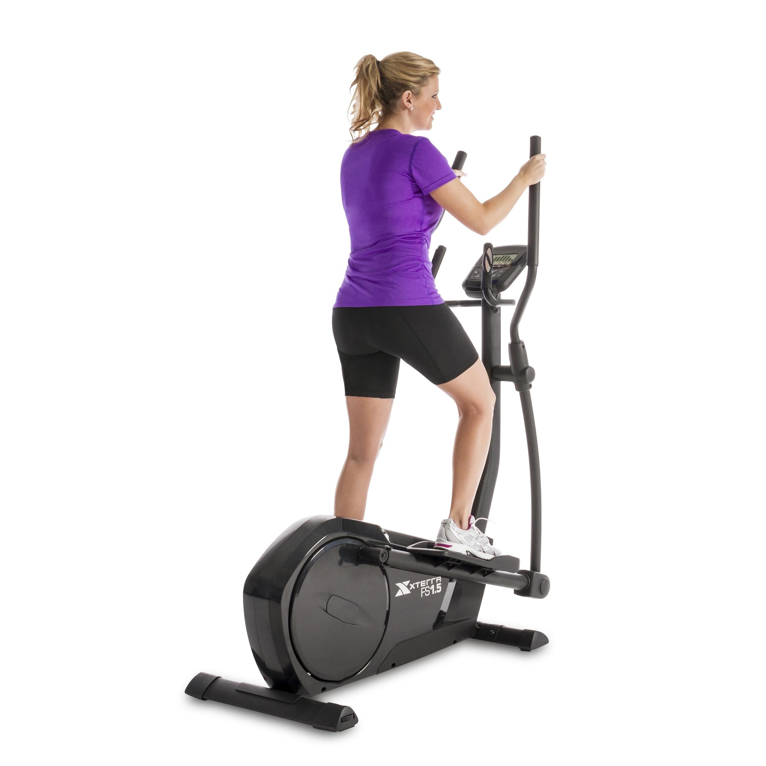 XTERRA Fitness FS1.5 Elliptical Machine Trainer, Black, 17.6-Pound