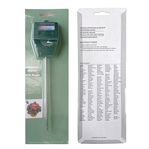 Soil Moisture Meter,Soil Tester Kit for House Potted Plants Care,Garden,Lawn,Indoor Outdoor seedlings,Soil Hygrometer Moisture Reader Sensor Probe No Battery Required