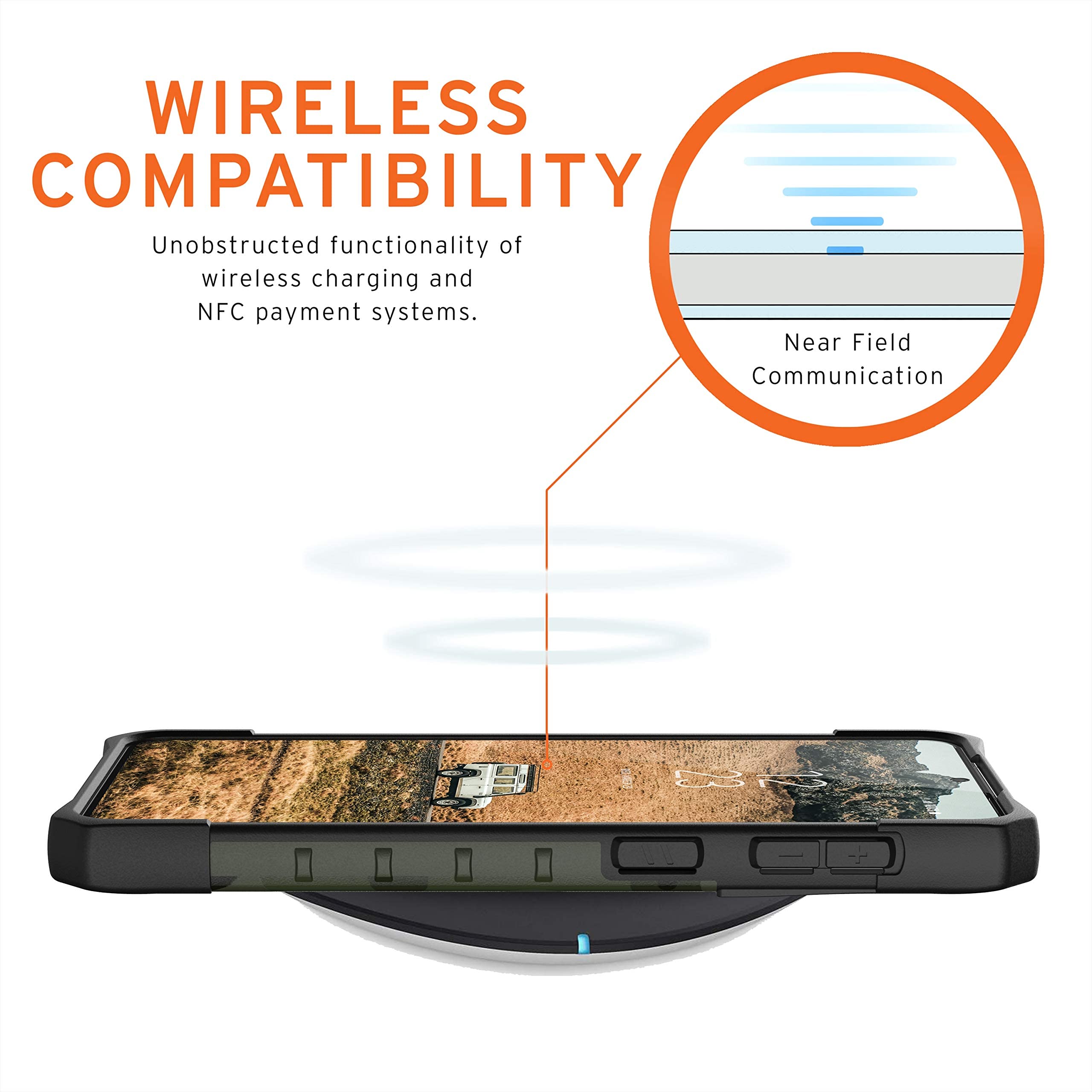 URBAN ARMOR GEAR UAG Designed for Samsung Galaxy S21 Plus Case Camo Forest Rugged Lightweight Slim Shockproof Pathfinder SE Protective Cover, [6.7 inch Screen]