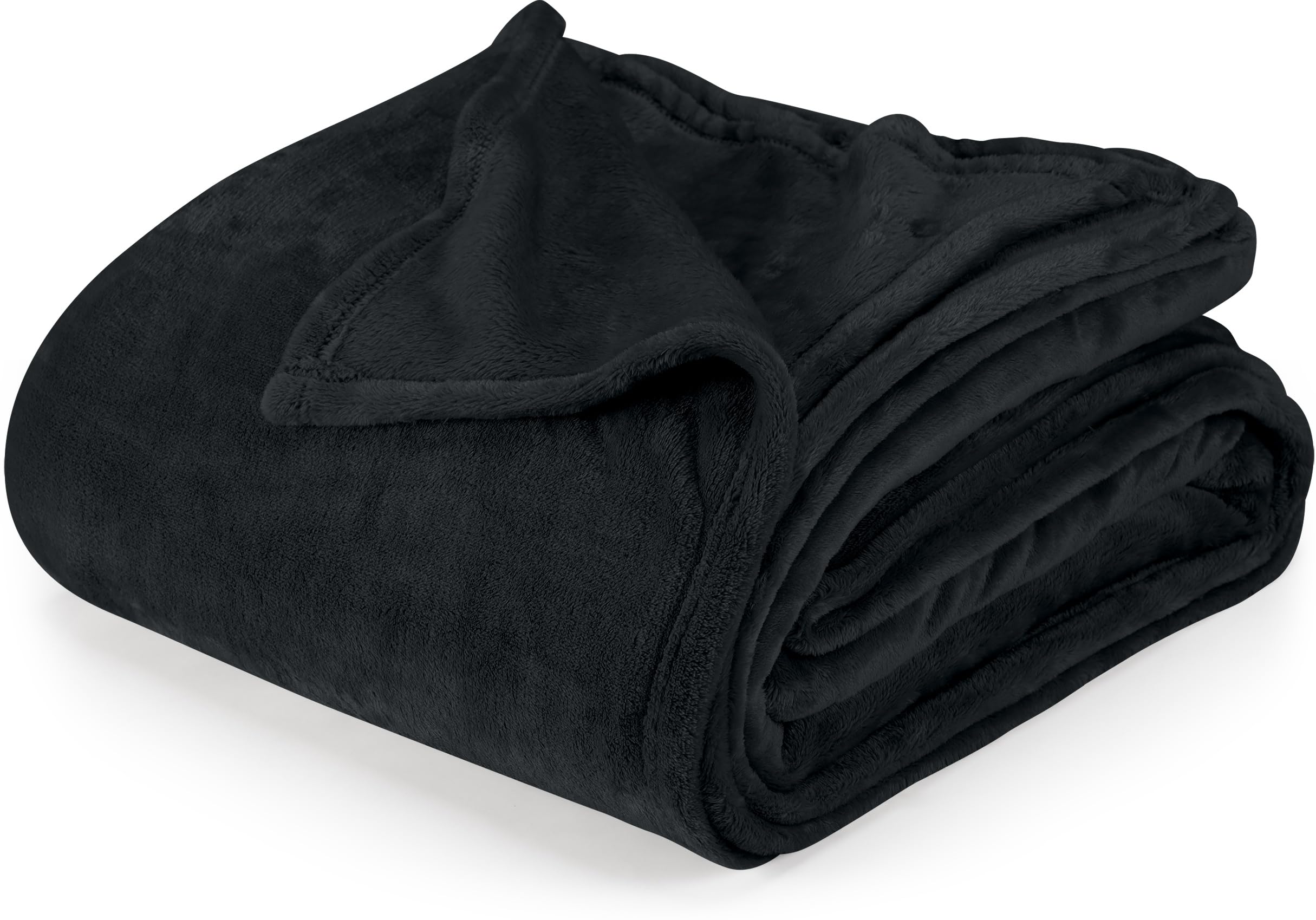 Utopia Bedding Washed Blue Fleece Blanket Full Size Lightweight Fuzzy Soft Anti-Static Microfiber Bed Blanket (90x84 Inch)