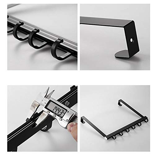 ZILZAL Metal Hooks for Hanging Movable Hook Behind The Punch-Free Door, Coat Hook on The Door, Hat on The Wall, Clothes Hanger, Wall Shelf Shelf