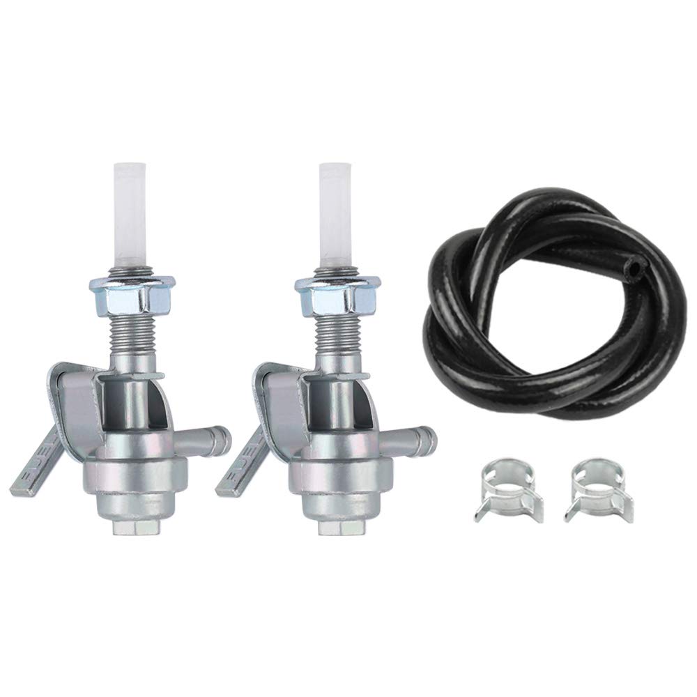 Savior 2pcs 28-1783-V Gas Tank Fuel Switch Valve Pump Petcock for Honda EU1000i EU2000i EU3000i Yamaha EF2000iSv2 EF6300iSDE EF2400iSHC Generator (M10 x 1.25 mm)