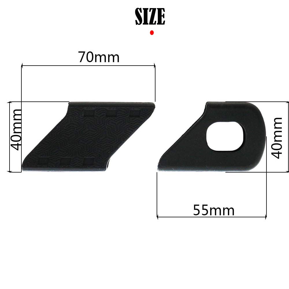 WDHHNP 2 Sets of (8PCS) Bicycle Crank Protector Silicone Bike Crankset Caps Protection Sleeve Crank Arm Boots Protector Bicycle Accessory.