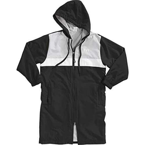 TYR Alliance Podium Parka for Youth - Navy, Small