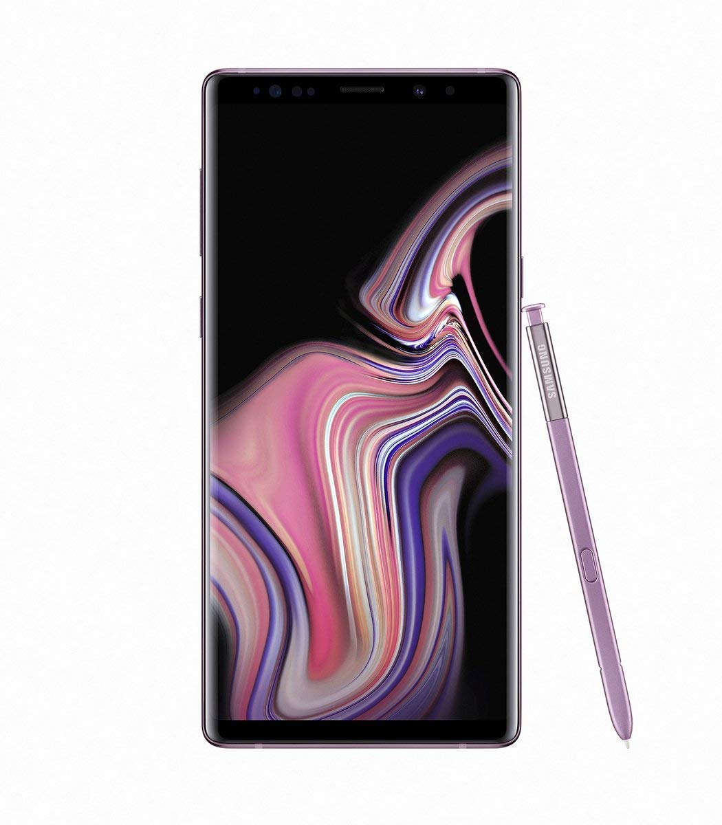 Samsung Galaxy Note 9, 512GB, Lavender Purple - GSM Carriers (Renewed)