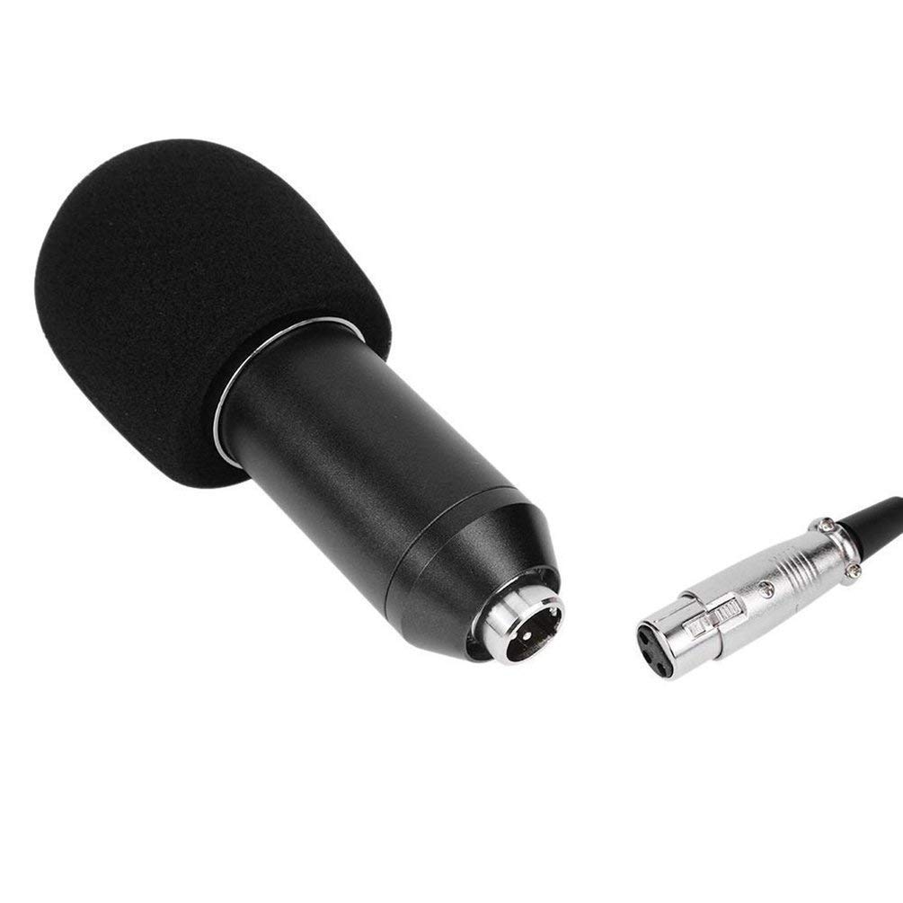 Yumingchuang Studio Microphone Professional Broadcast Singing Karaoke Microphone BM-800 Music MIC Sound Recording Microphone for Computer with Microphone Stand