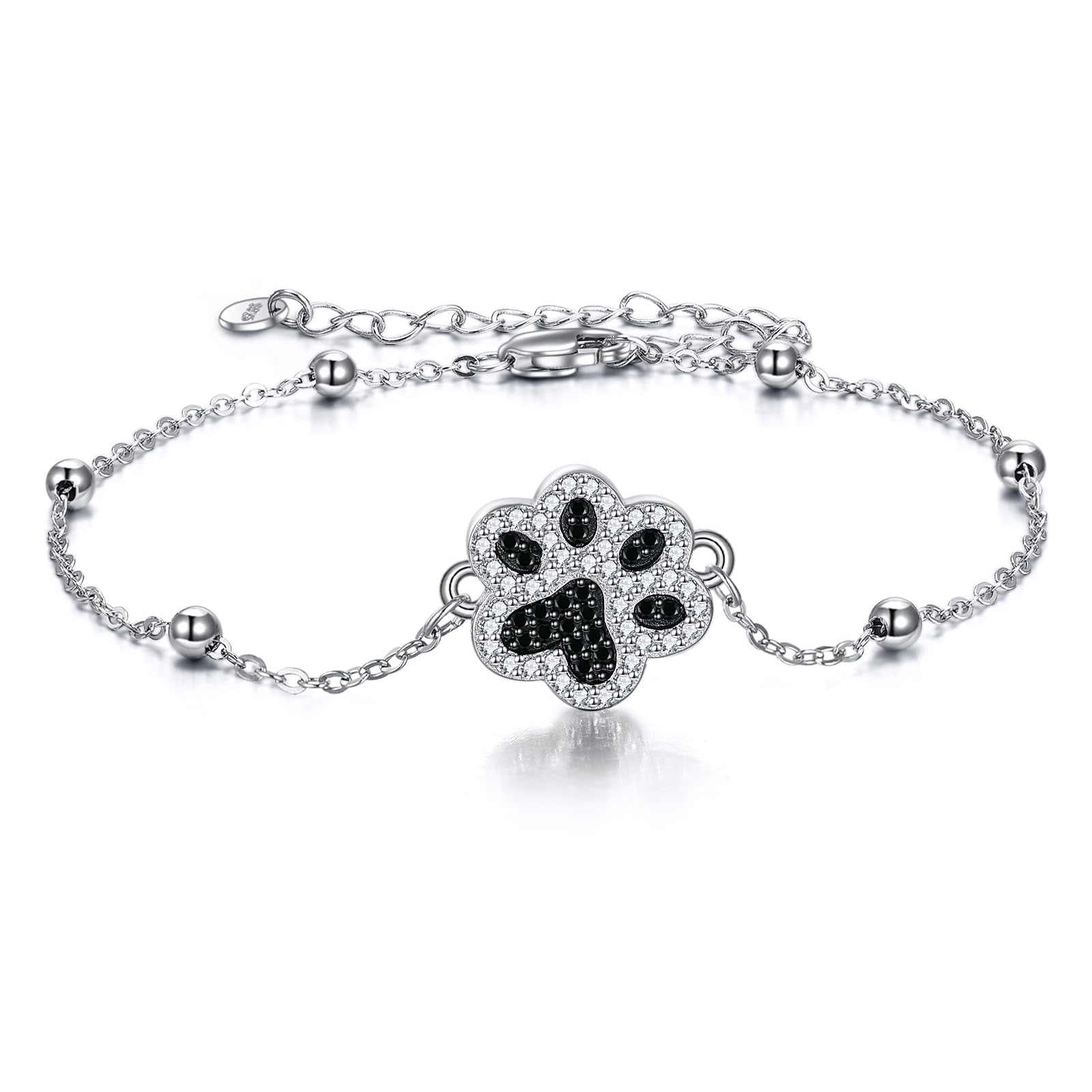 YFN Sterling Silver Otter Bracelets Otter Animal Jewelry for Women (7+2 inches)