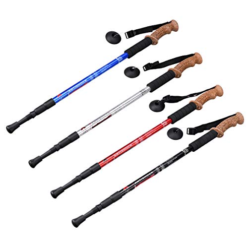 Xinxin Three Straight-Handled, Climbing Sticks,Trekking Alpenstock Trekking Walking Hiking Sticks Alpenstock,Sports Outdoors Camping Hiking,Walking Stick,Hiking Poles,Trekking Poles(Blue)