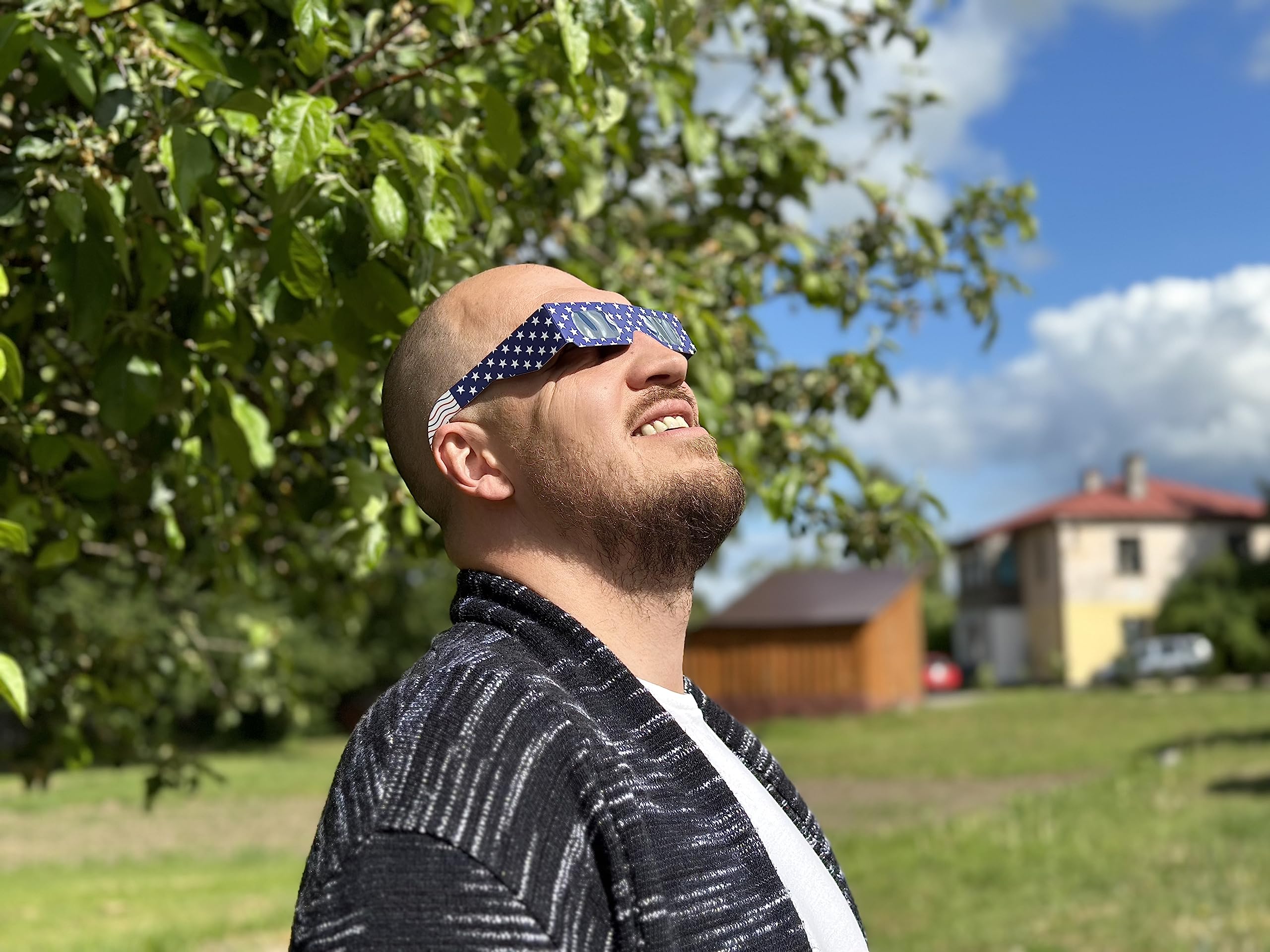 Solar Eclipse Glasses (10 pack) ISO 12312-2 Compliant, AAS Recognized, for safe direct Sun Viewing of April 8, 2024 Total Solar Eclipse in USA