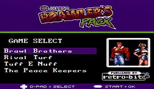 Retro-Bit Jaleco Brawler's Pack SNES Cartridge - 4 Games in 1 - Super NES