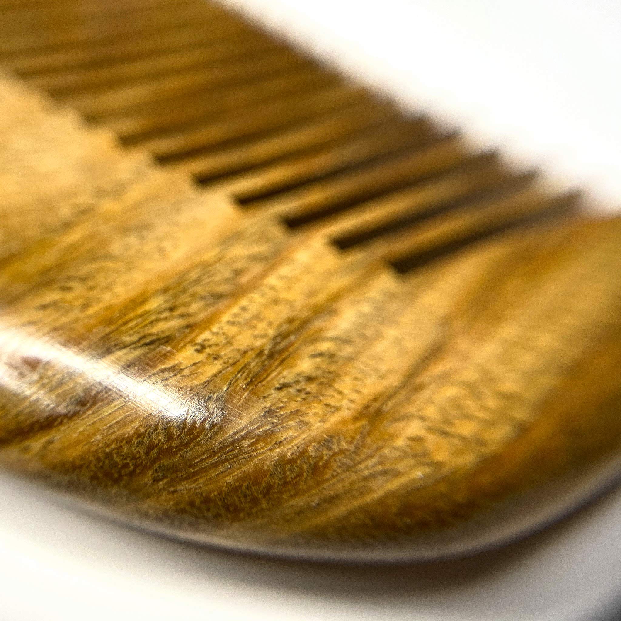 ZilberHaar Beard Comb β 100% Sandalwood β Essential Beard Care Accessory for Men β Hand Made