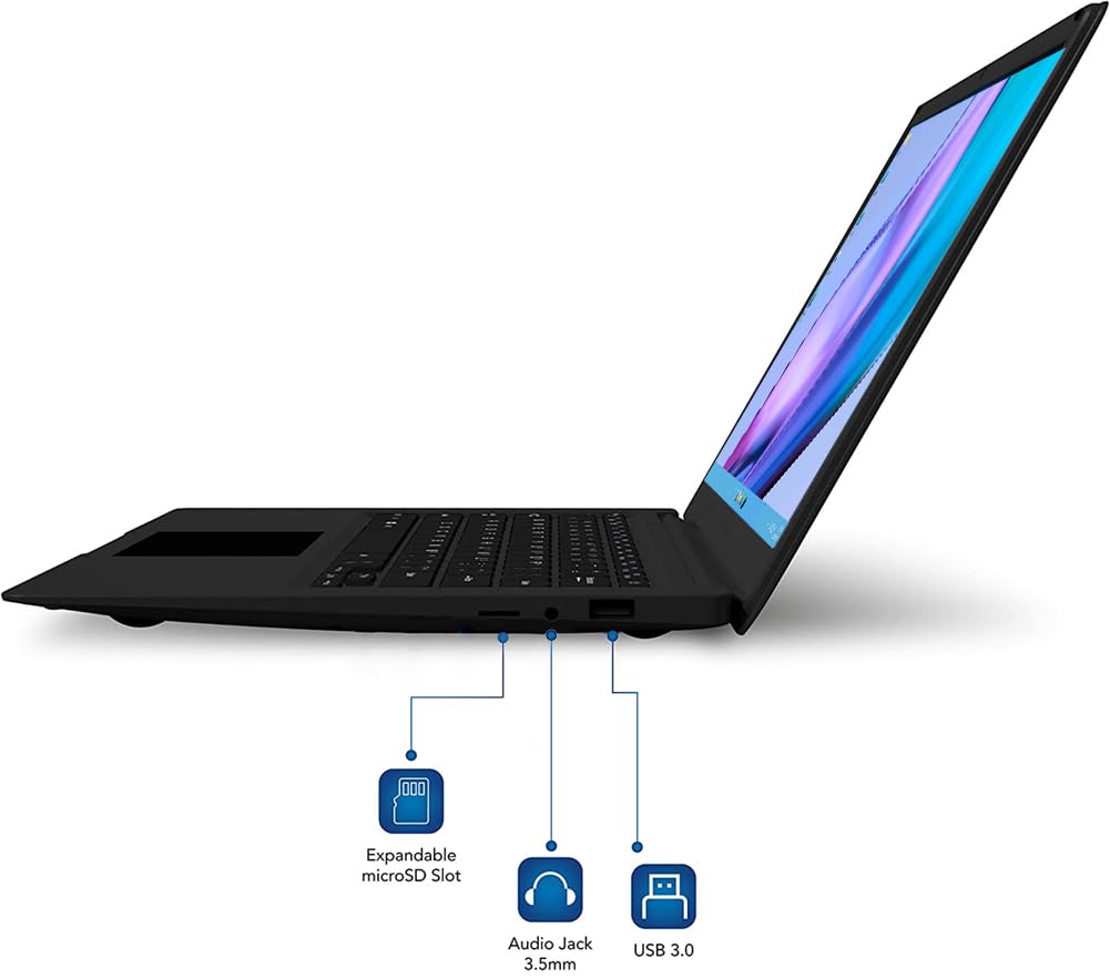 UNXAI 14.1-inch laptop for Intel Celeron N3350 laptop 4GB RAM 64GB storage Student learning computer Business laptop