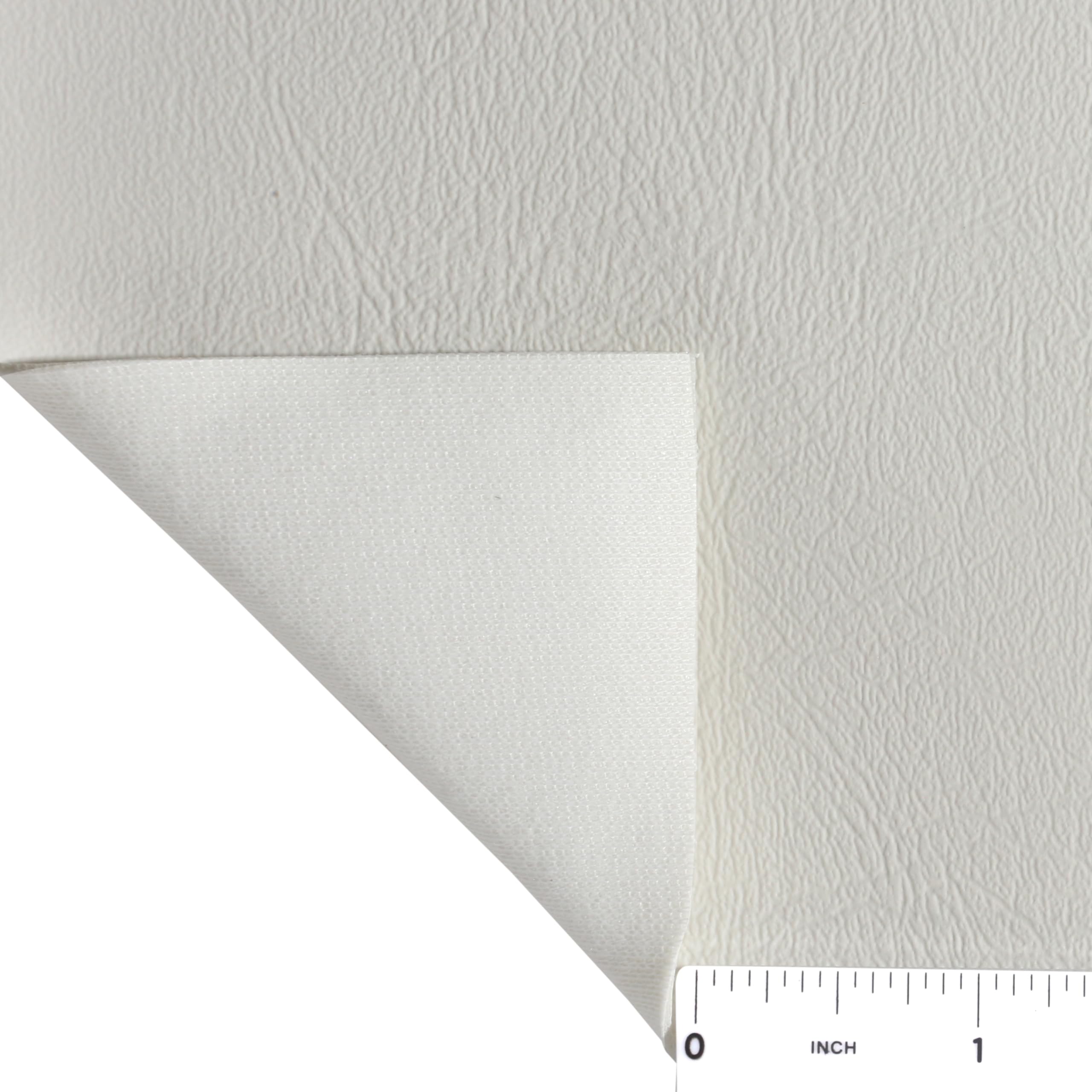 Vinyl Upholstery Fabric White Sample 3" x 3" Auto Home Commercial