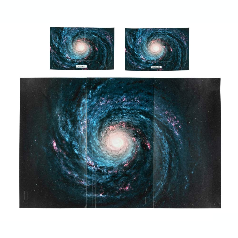 Whole Body Protective Vinyl Skin Decal Cover for Microsoft Xbox Series X Console Wrap Sticker Skins with Two Free Wireless Controller Decals (Black)