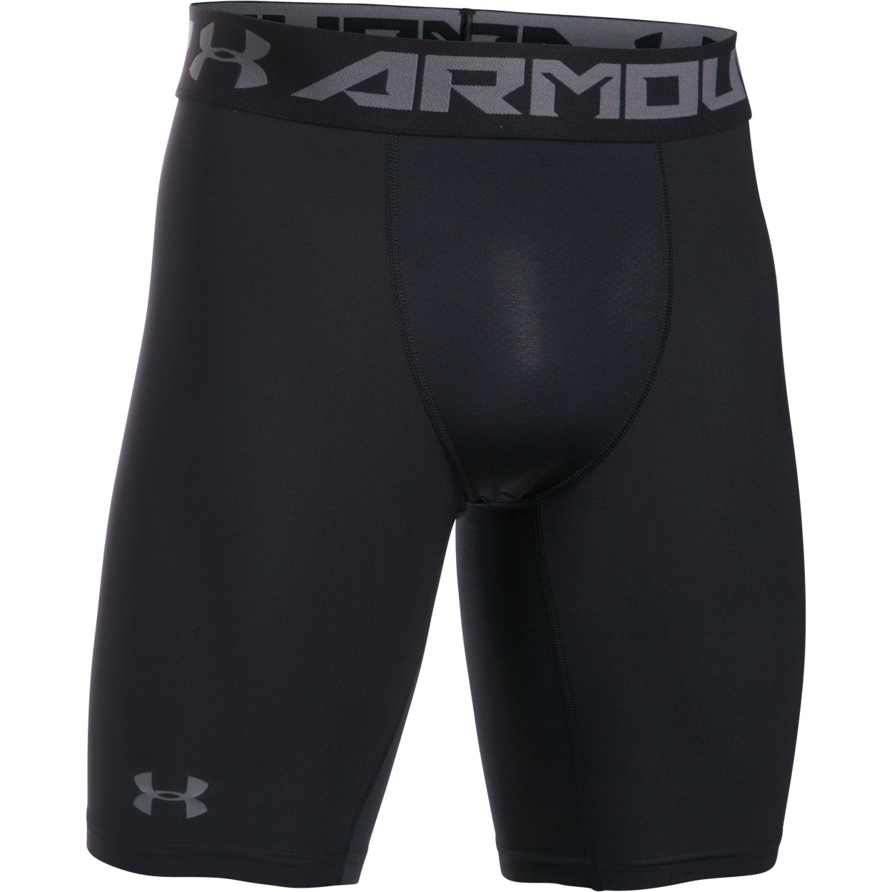 Under Armour Men's HeatGear® Armour Long Compression Shorts SM White