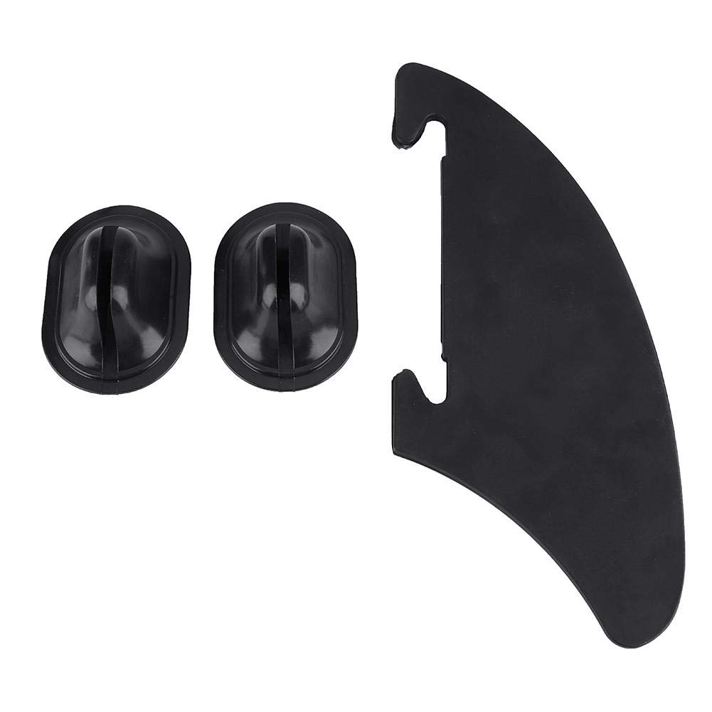 Yosoo Durable Tracking Fin, Kayak Skeg Tracking Fin Kayak Fin Mounting Points Black Watershed Board Kayak Integral Fin Boats Canoe Accessory Kayak Skeg Kajak Vin