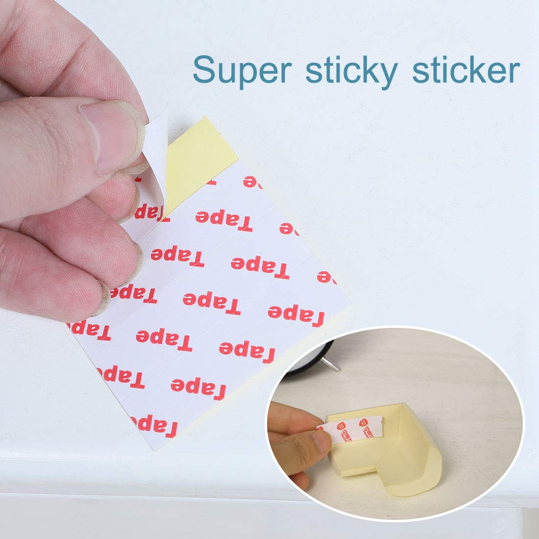uxcell Foam Furniture Desks Table Edge Cover Pads Protectors Corner Cushions Bumpers Guards Beige